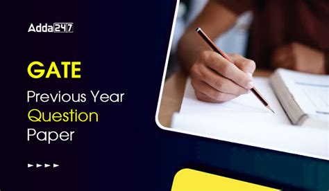 Gate Previous Year Question Download Free Question Papers Pdf