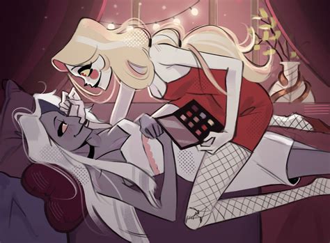 Charlie Morningstar And Vaggie Hazbin Hotel Drawn By Mimokiko Danbooru