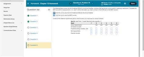 Assignments Study Plan Results Pearson Etext