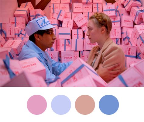 The Color Palettes Used In Wes Anderson Films
