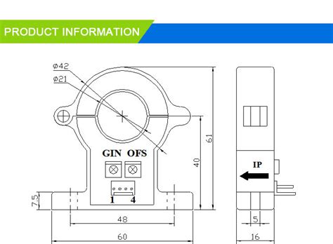 C2 High Accuracy Hall Current Sensor 100a Open Loop Mode China