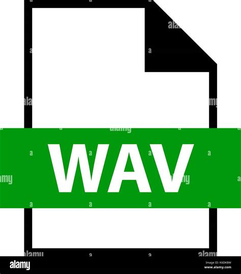 waveform audio file format stock vector images alamy