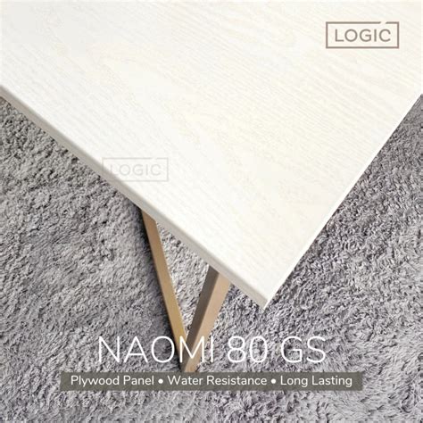 Jual Logic Naomi 80 Gs Meja Tamu Coffee Table Kayu Kaki Besi Renos