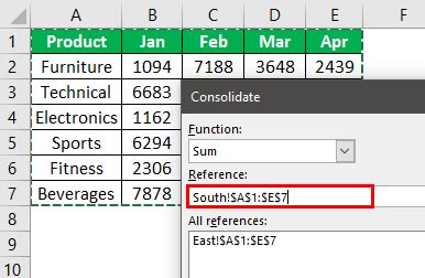 Excel Worksheet Merge Using Consolidate Power Query
