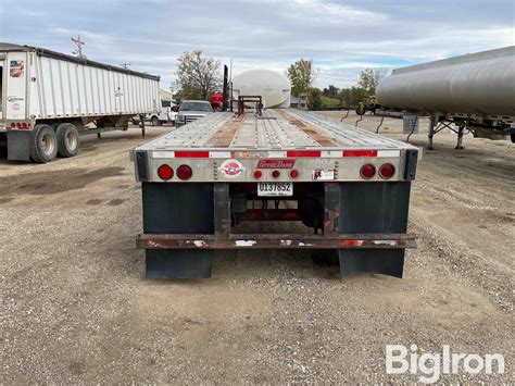 2001 Great Dane 48 Ta Aluminum Flatbed Trailer Transportation Bigiron
