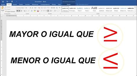 Signo De Mayor O Menor Que