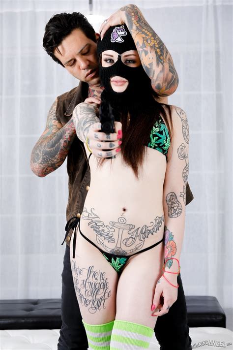 Punk Girl Chloe Carter Takes Off Her Ski Mask While Having Sex In Long Socks