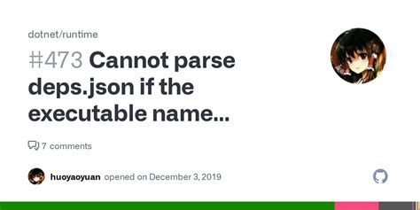 Cannot Parse Depsjson If The Executable Name Contains Surrogate Pair · Issue 473 · Dotnet