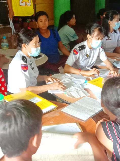 ကျောက်ဖြူမြို့၌ ပန်းခင်းအဆင့် ၂ စီမံချက်ဖြင့် အိမ်ထောင်စုလူဦးရေစာရင်းနှင့် နိုင်ငံသားစိစစ်ရေး