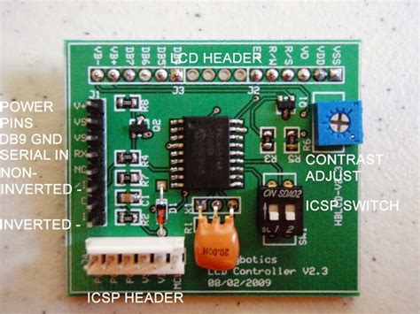 Serial Lcd Controller Using Microchip Pic16f628 Cdiagram