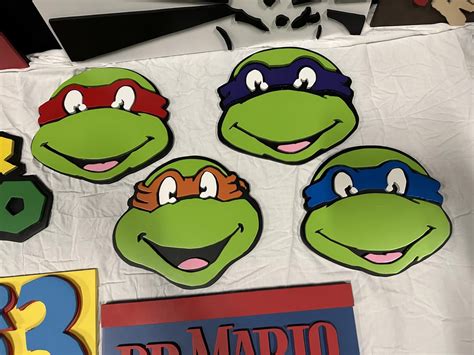 Wooden Tmnt Faces R Tmnt