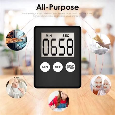 Mini Slim Electronic Countdown Timer With Alarm Fun Learning Store