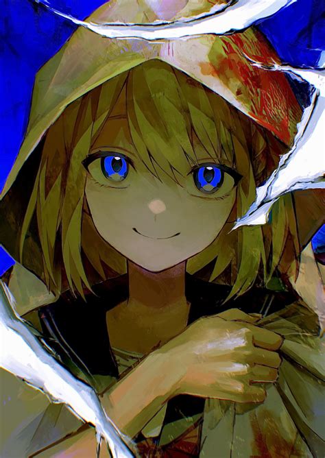 Safebooru 1girl Absurdres Black Sailor Collar Blonde Hair Blue