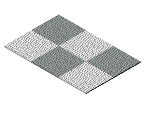 Wavy Wall Tile By William Download Free Stl Model