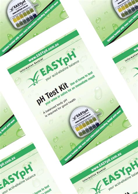 Easy Ph Test Kit And Booklet