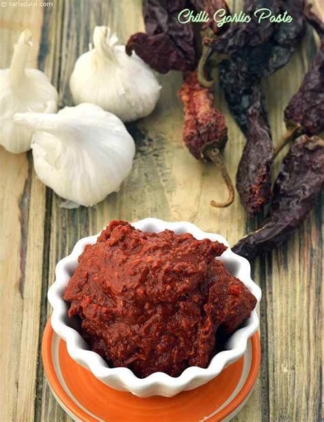 Chilli Garlic Paste Recipe Chilli Garlic Paste Made With Kashmiri Red