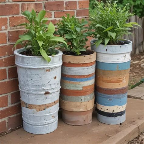 Making Decorative Planters From Repurposed Materials Davids Diy