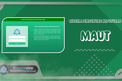 Source Code Aplikasi Spk Metode Maut Mubarokcorp