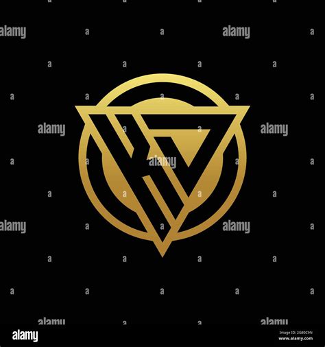 Kd Logo Monogram With Triangle Shape And Circle Rounded Style Isolated