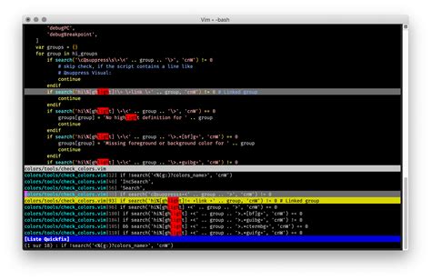 Quickfix Critique · Issue 147 · Vimcolorschemes · Github