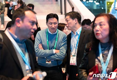 Ces2024 Ces에서 만난 정기선·박진원 부회장 뉴스1