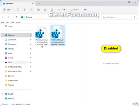 Enable Or Disable Show Preview Handlers In Preview Pane Of File Explorer In Windows 11 Windows