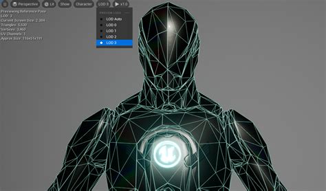 Skeletal Mesh Lods