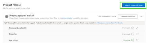 在应用商店上发布应用的更新 windows apps microsoft learn