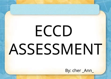 Edited Eccd For Kindergarten Form In Word Docx