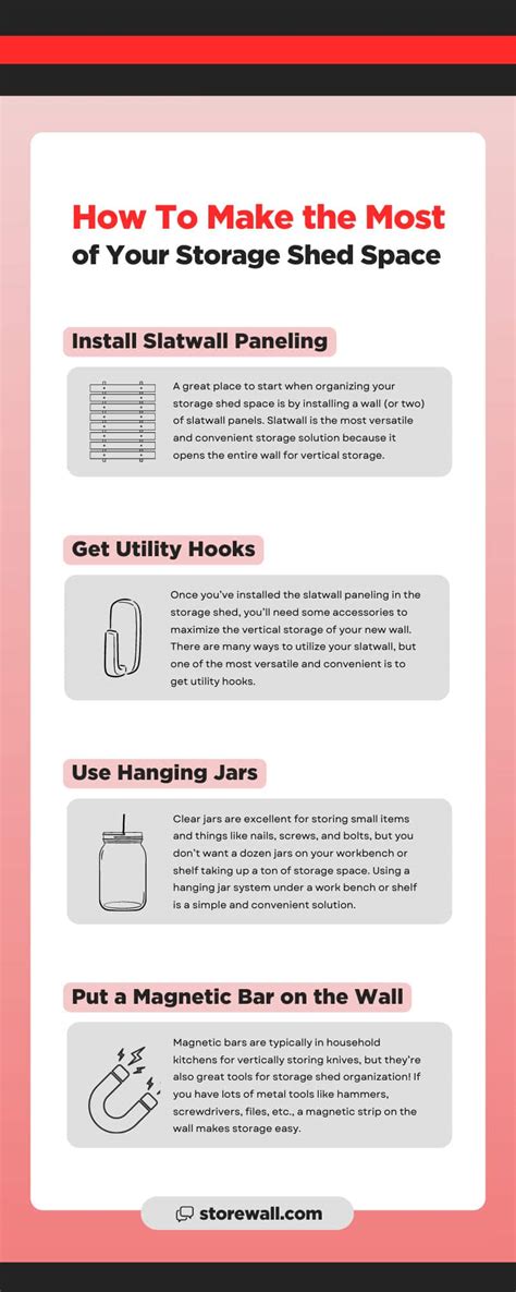 How To Make The Most Of Your Storage Shed Space