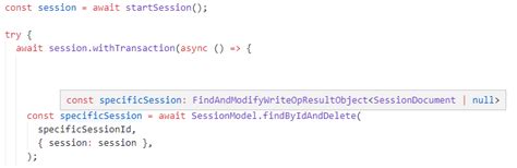 Mongodb Is There A Difference How To Attach Session To The Query Stack Overflow