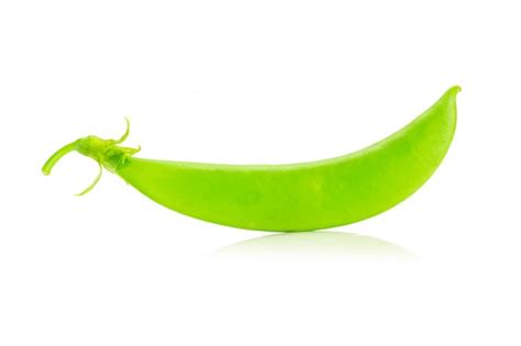 Premium Photo Snap Peas Isolated On White Background