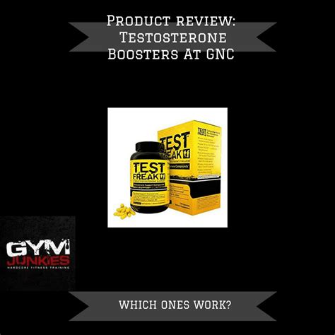 Top 6 Testosterone Boosters At Gnc Gym Junkies