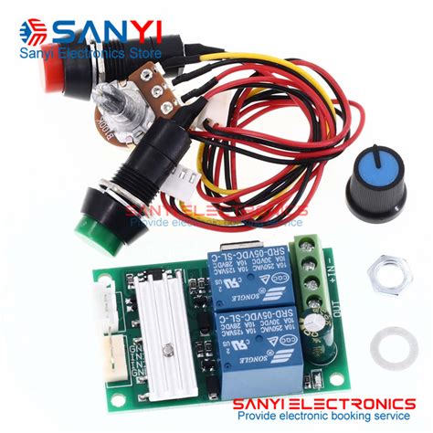 Pwm Dc Motor Speed Regulator 6v12v24v Forward Reverse Switch Electric