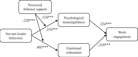 Unstandardized Path Coefficients From Structural Equation Modeling