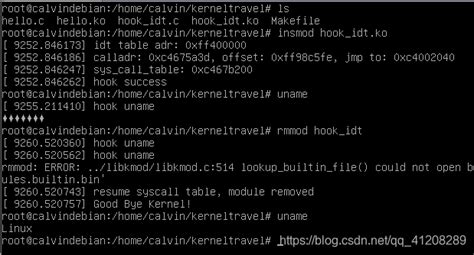 linux4 19 通过idt获取sys call table实现系统调用劫持 linux idt csdn博客