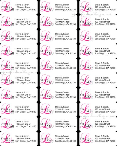 Free Printable Return Address Labels Templates The Best Professional Template