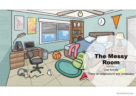 The Messy Room There Be Prepositi Español Ele Powerpoints