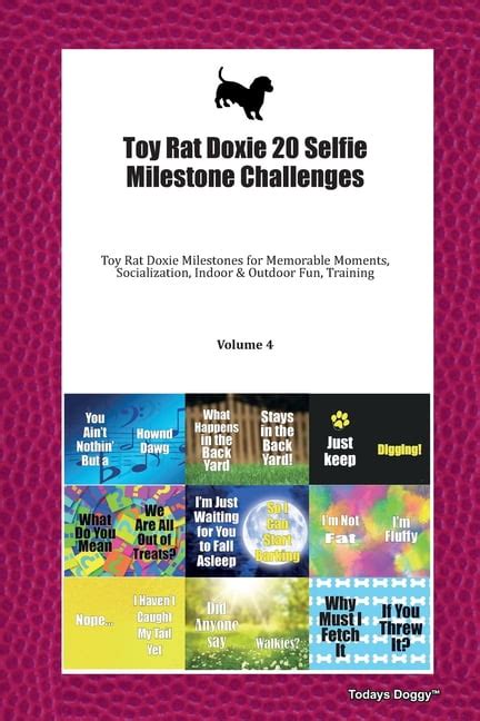 Toy Rat Doxie 20 Selfie Milestone Challenges Toy Rat Doxie Milestones
