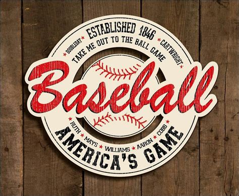 Baseball Game Signs