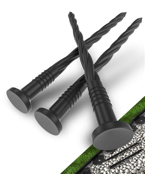 20 Pack 8 Inch Plastic Edging Stakes Landscape Anchoring