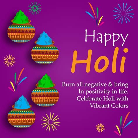 인도 색상 축제를 위한 크리에이티브 플라이어 배너 또는 팜플렛 디자인을 통한 해피 홀리 축하 행사 프리미엄 벡터