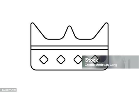 크라운 라인 아이콘 미니멀리스트 킹 심볼 아트 로얄 사인 아트웍 공주에 대한 스톡 벡터 아트 및 기타 이미지 공주 국왕