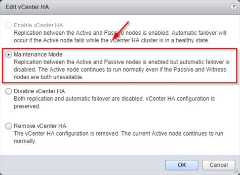 VMware VCenter High Availability Maintenance And Test Failover Pt 2 Nolabnoparty