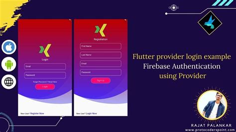 Flutter Provider Login Example Flutter Firebase Authentication Youtube