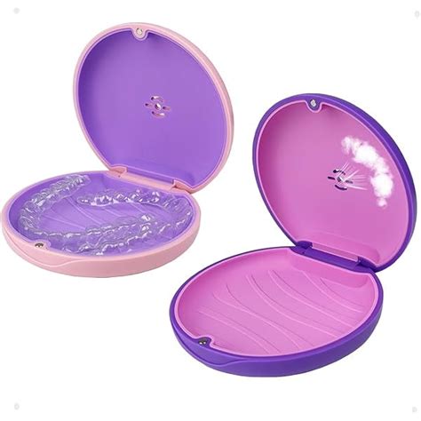 Weeks 2 Pack Retainer Case Aligner Case With Vent Holes Compatible