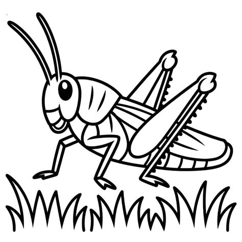 Grasshopper Image Coloring Page Download Print Or Color Online For Free