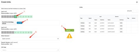 Create Link In Lag Apstra 42 Juniper Networks