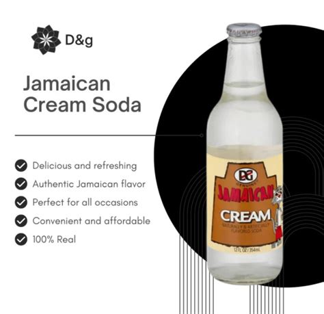 Dg Genuine Jamaican Cream Soda 12oz