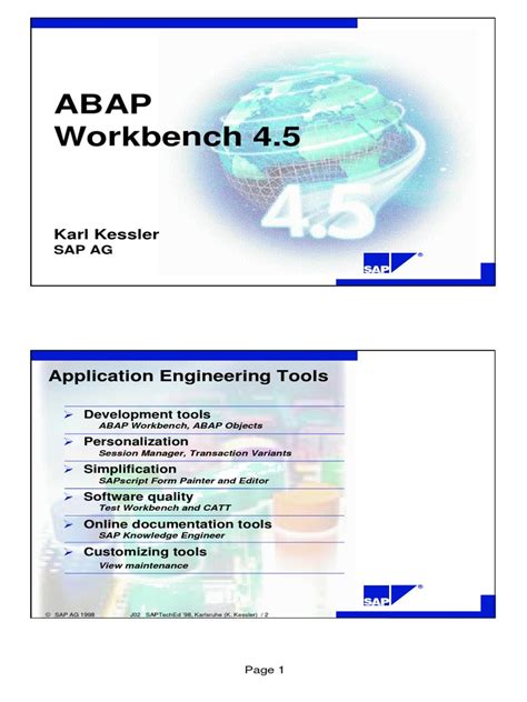 Abap Workbench By Karl Kessler Pdf Object Oriented Programming